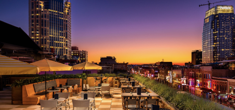 24 Best Rooftop Bars & Sports Bars In Nashville for 2024