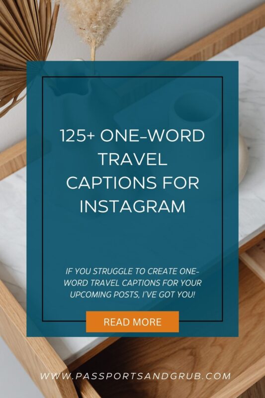 100+ One Word Captions for Travel for Instagram 2024